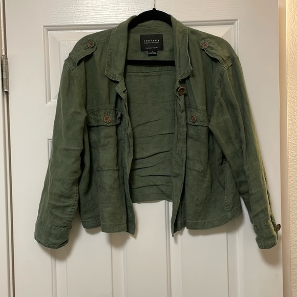 Sanctuary | Jackets & Coats | Sanctuary Linen Jacket | Poshmark